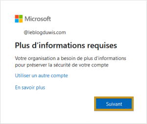 Microsoft 365 : Activer l'authentification Multifacteur (MFA)